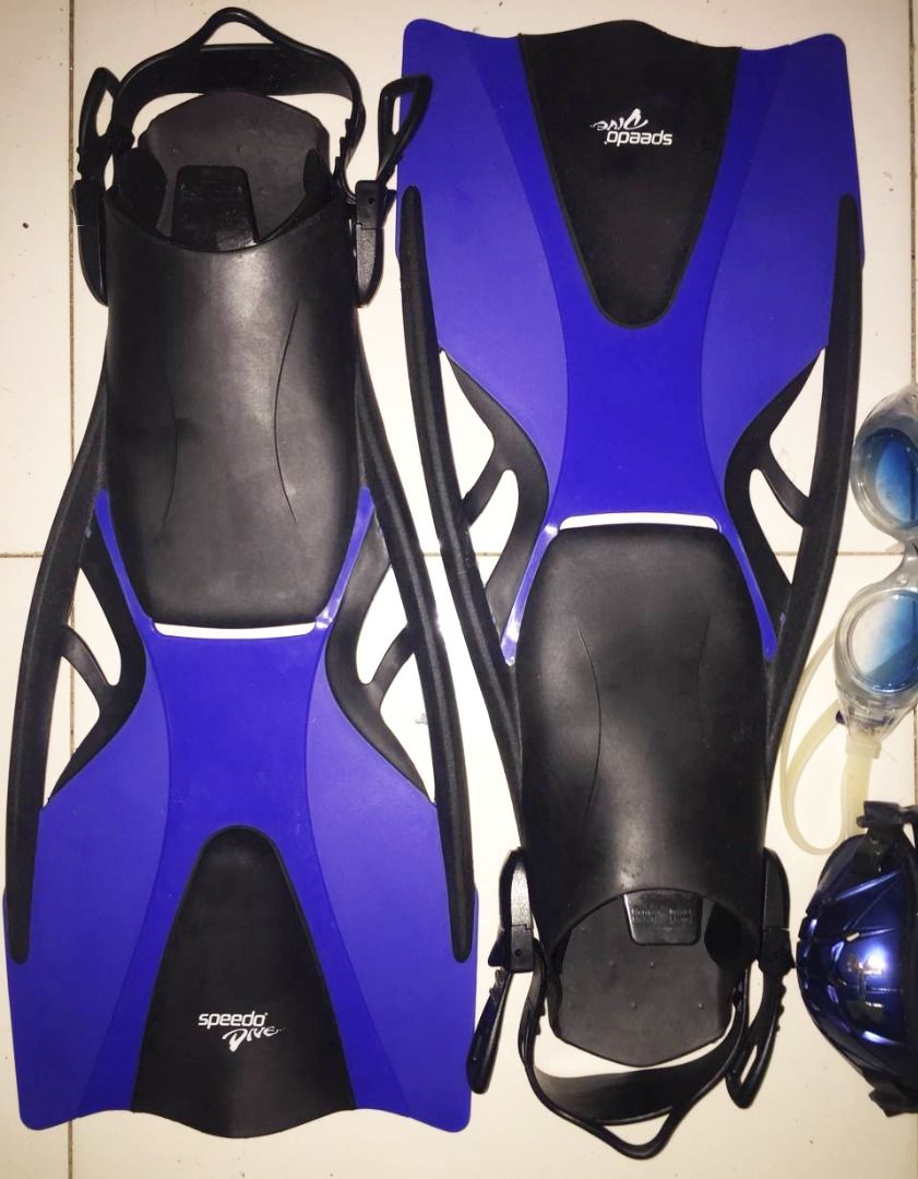 Speedo Adult Adventure Mask/Snorkel/Fin Set, Sports Equipment, Sports ...