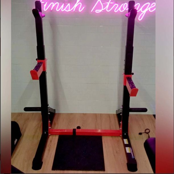 Squat Station and Power Rack, Sports Equipment, Exercise & Fitness ...