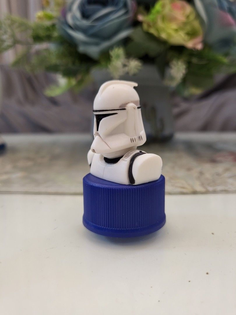 Star Wars Pepsi Bottle Caps Collection Clone Trooper Head Display ...