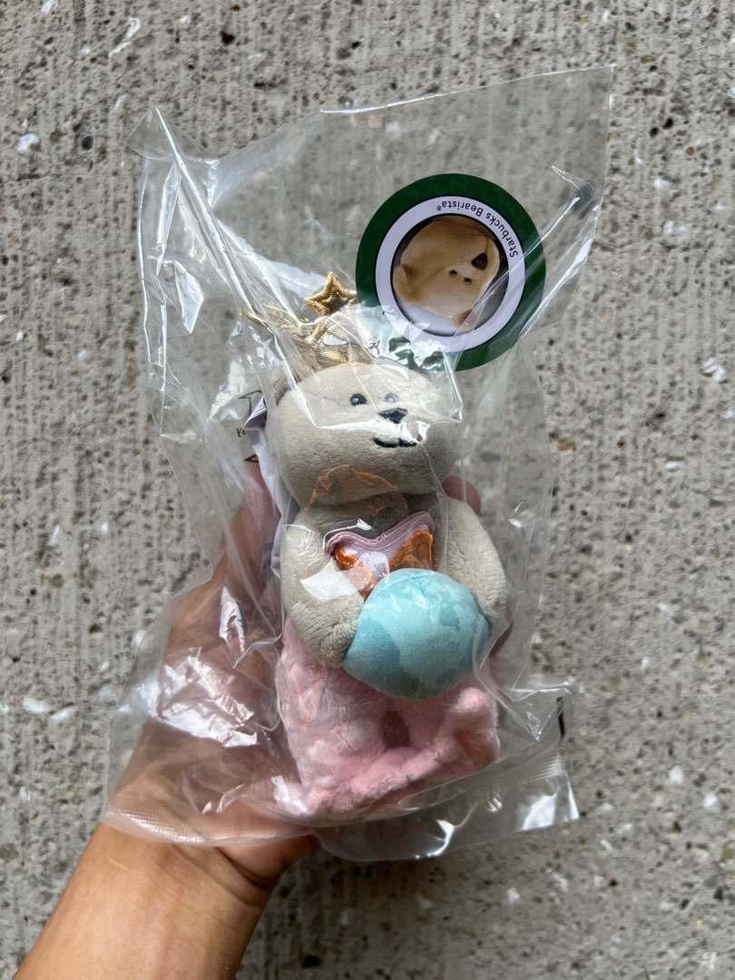 Starbucks Siren Bearista Keychain Stuffed Toy, Hobbies & Toys, Toys & Games on Carousell