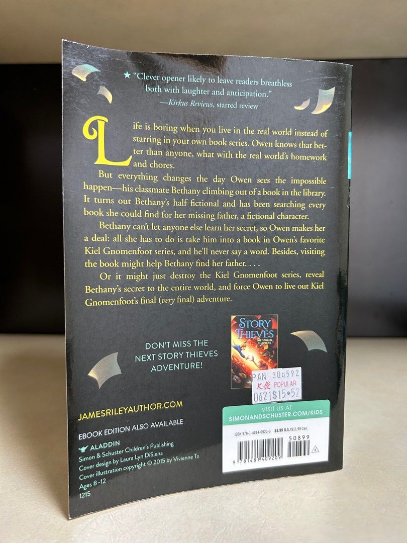 Story Thieves Book 1, Hobbies & Toys, Books & Magazines, Fiction & Non ...