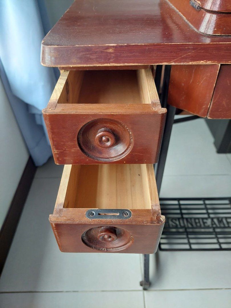 Sunbeam antique sewing machine with legs paddle!, Furniture & Home ...