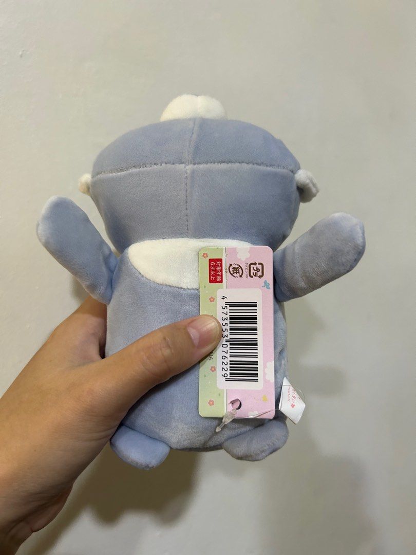 Super cute and soft mochi type! Authentic Yell Japan blue fox fun claw ...