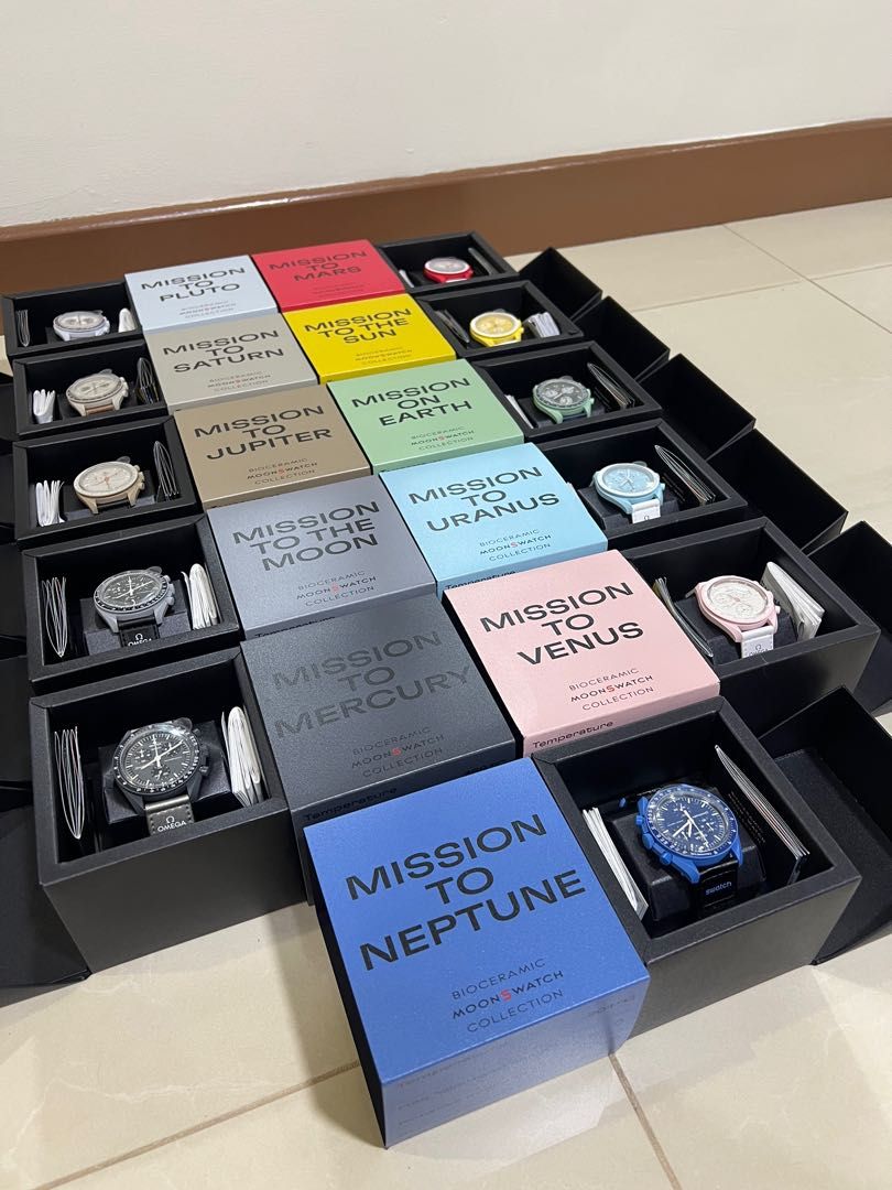 Swatch x Omega Moonswatch Full Set (11 pc), Luxury, Watches on Carousell