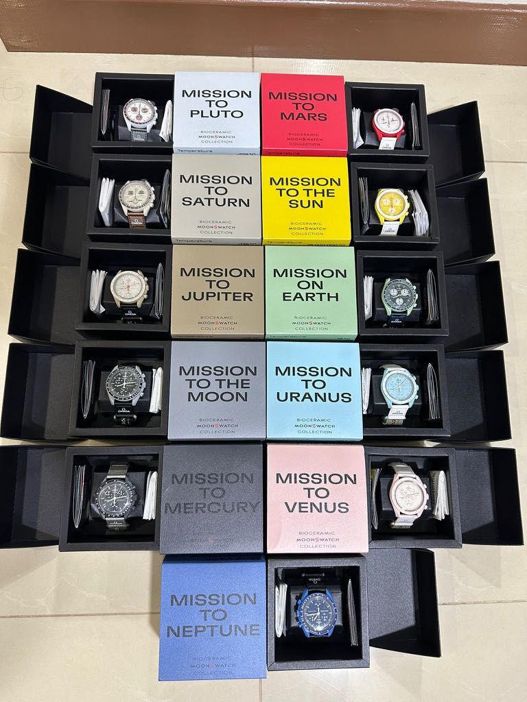Swatch x Omega Moonswatch Full Set (11 pc), Luxury, Watches on Carousell