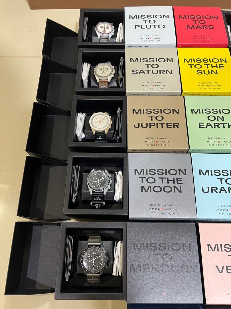 Swatch x Omega Moonswatch Full Set (11 pc), Luxury, Watches on Carousell