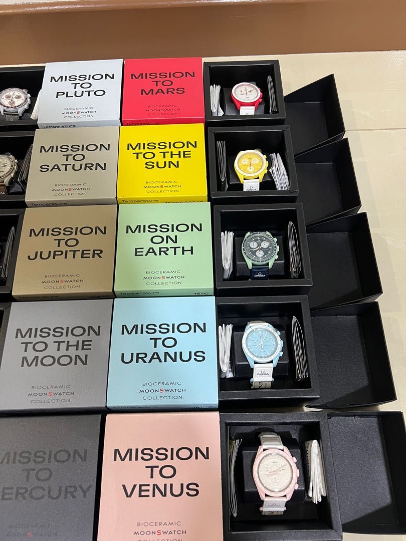 Swatch x Omega Moonswatch Full Set (11 pc), Luxury, Watches on Carousell