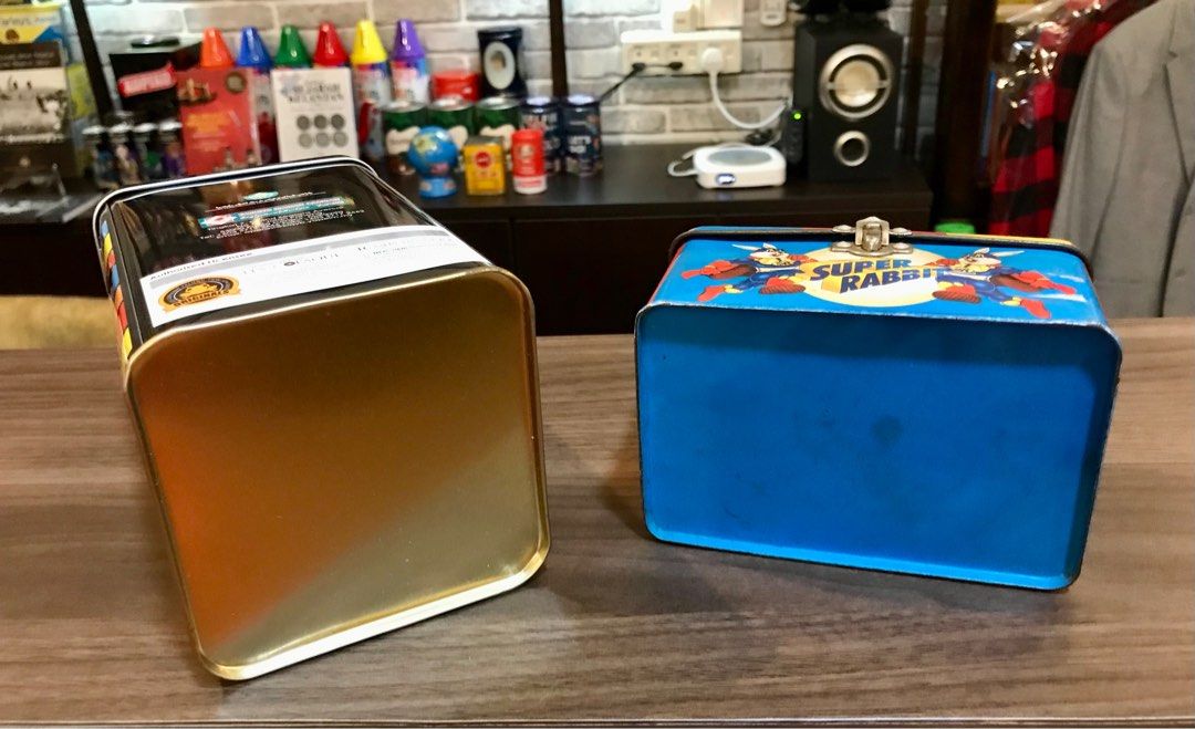 Tabung tin Upin Ipin & MBF Super Rabbit, Hobbies & Toys, Collectibles ...