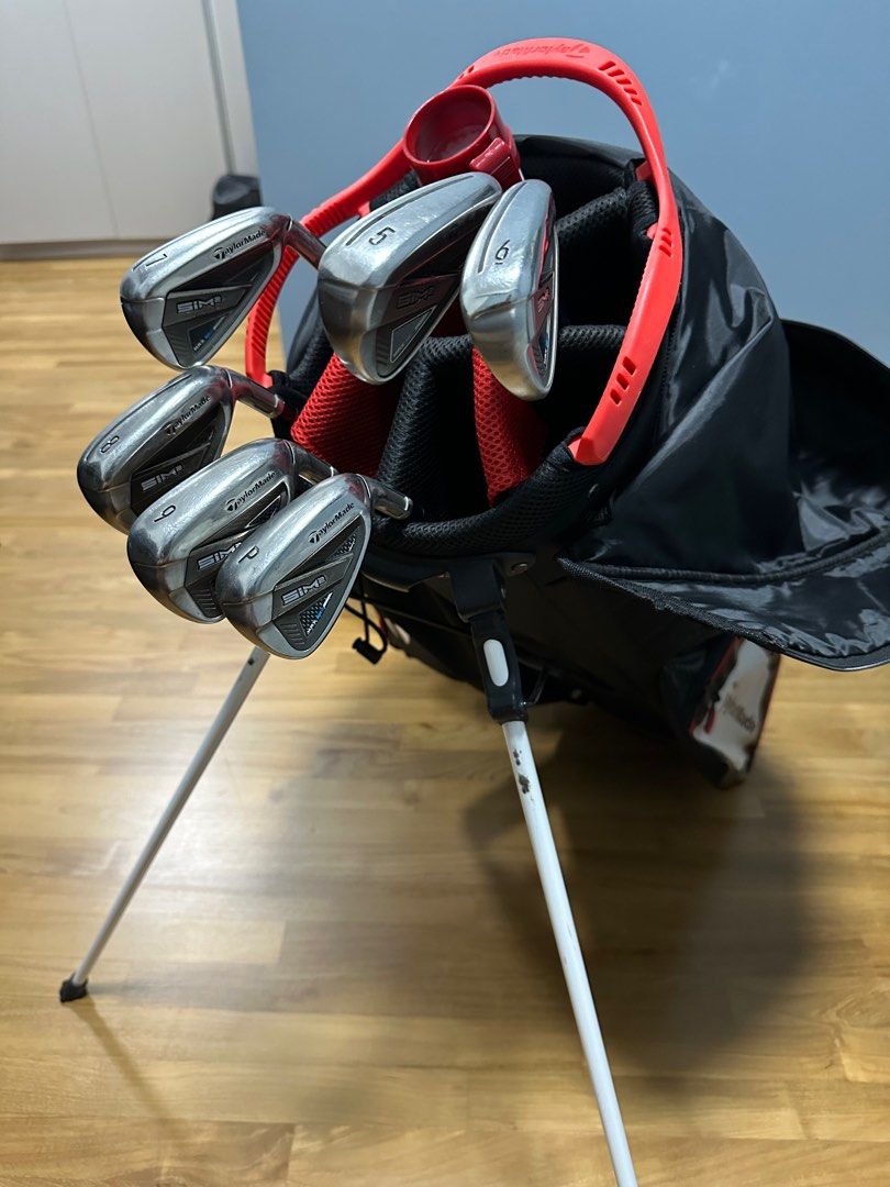 Taylormade SIM2 Max with Golf bag, Sports Equipment, Sports & Games ...