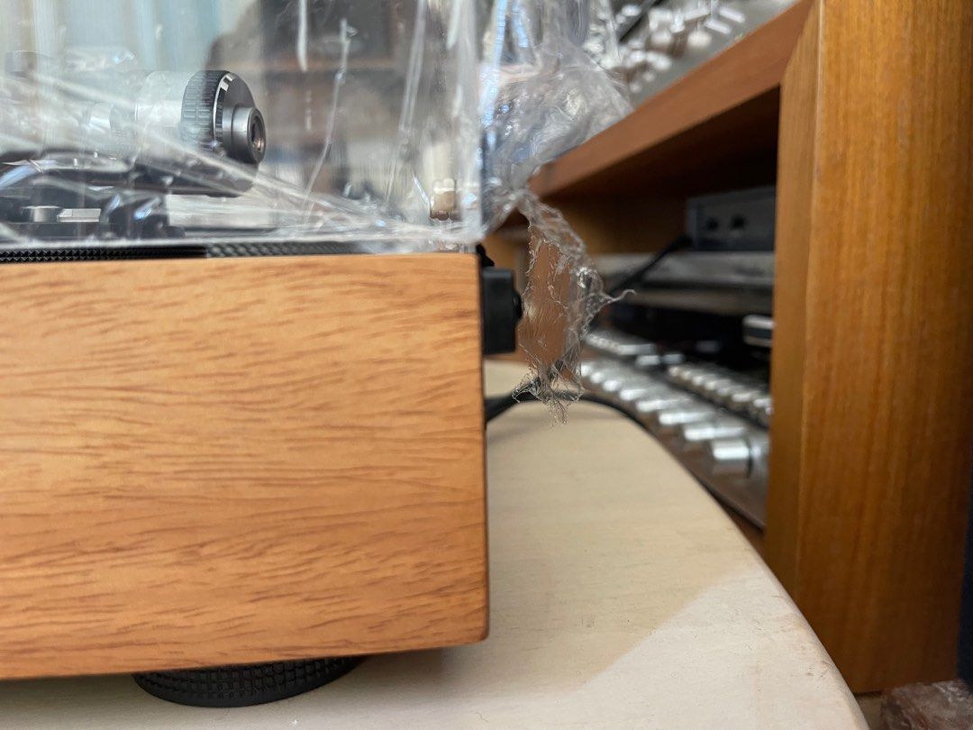 Technics SL-1200 Mkii MK5 M5G M3D plinth with dust cover and hinges ...
