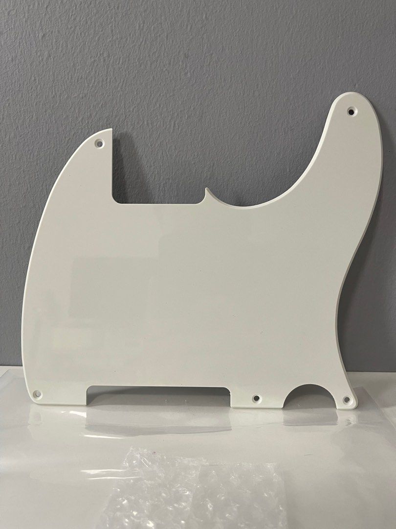 Telecaster Esquire Pickguard 1Ply Parchment White, Hobbies & Toys ...