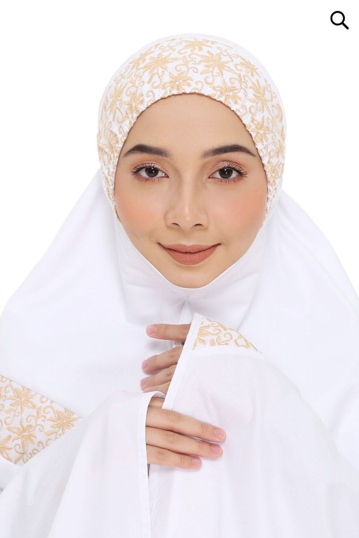 TELEKUNG SK BRODERIE ALINA, Women's Fashion, Muslimah Fashion, Prayer ...
