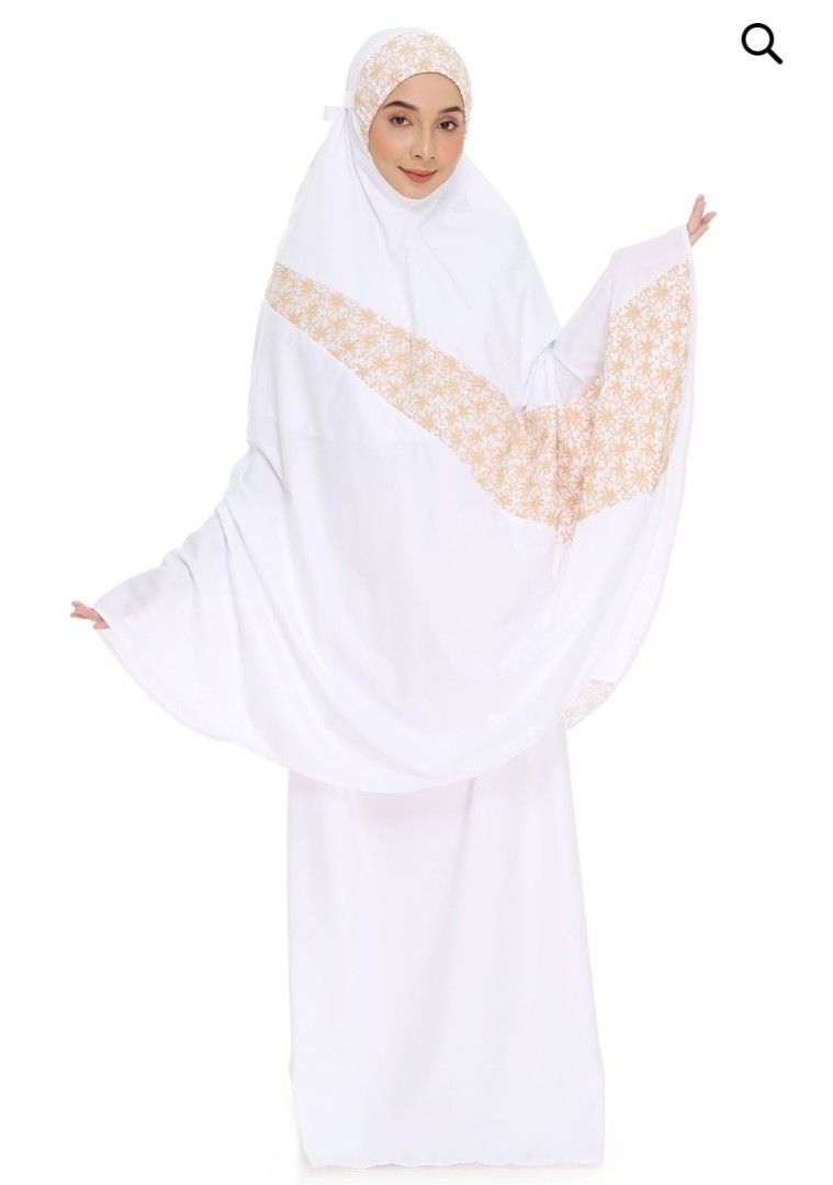 TELEKUNG SK BRODERIE ALINA, Women's Fashion, Muslimah Fashion, Prayer ...