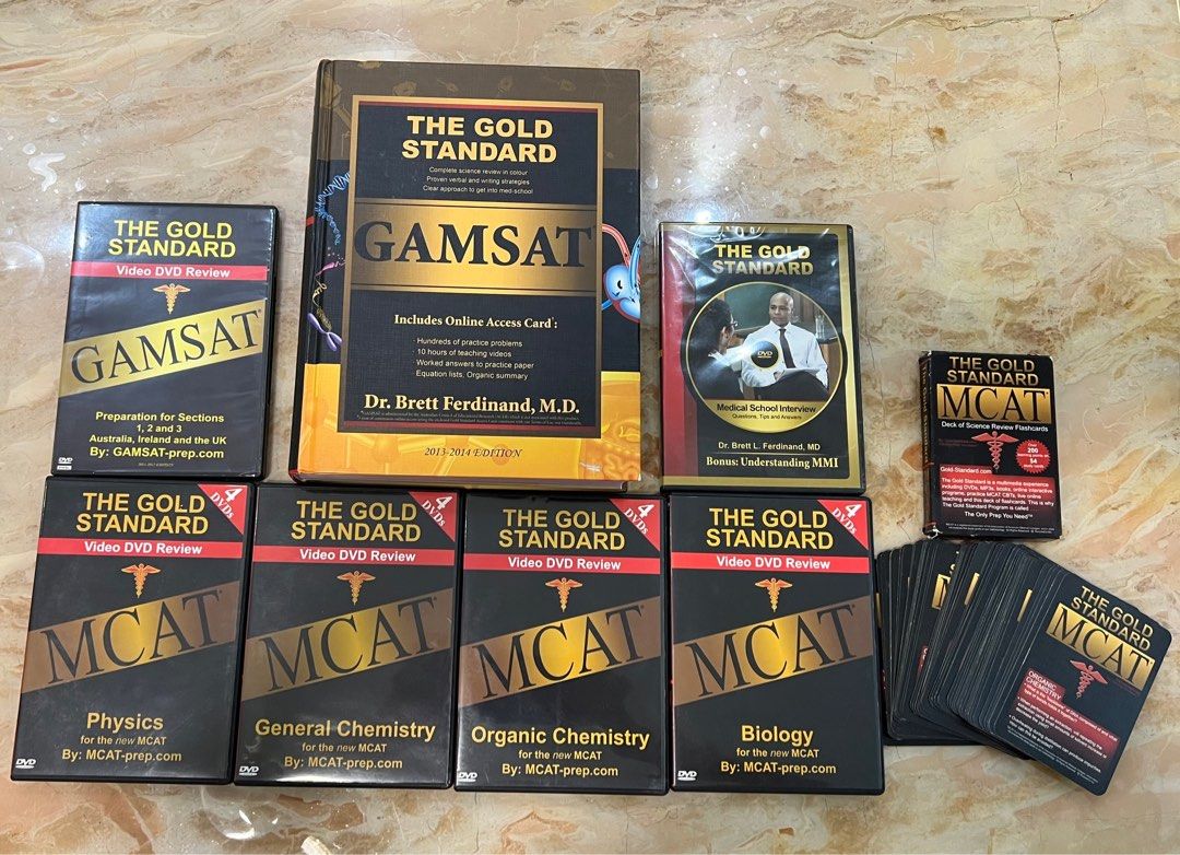 GAMSAT & MCAT revision set: The Gold Standard , 其他, 其他 - Carousell