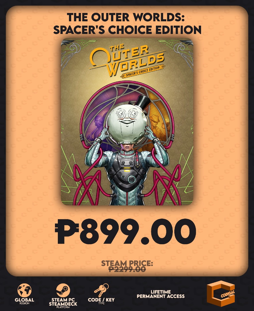 The Outer Worlds: Spacer's Choice Edition (STEAM), Video Gaming, Video ...