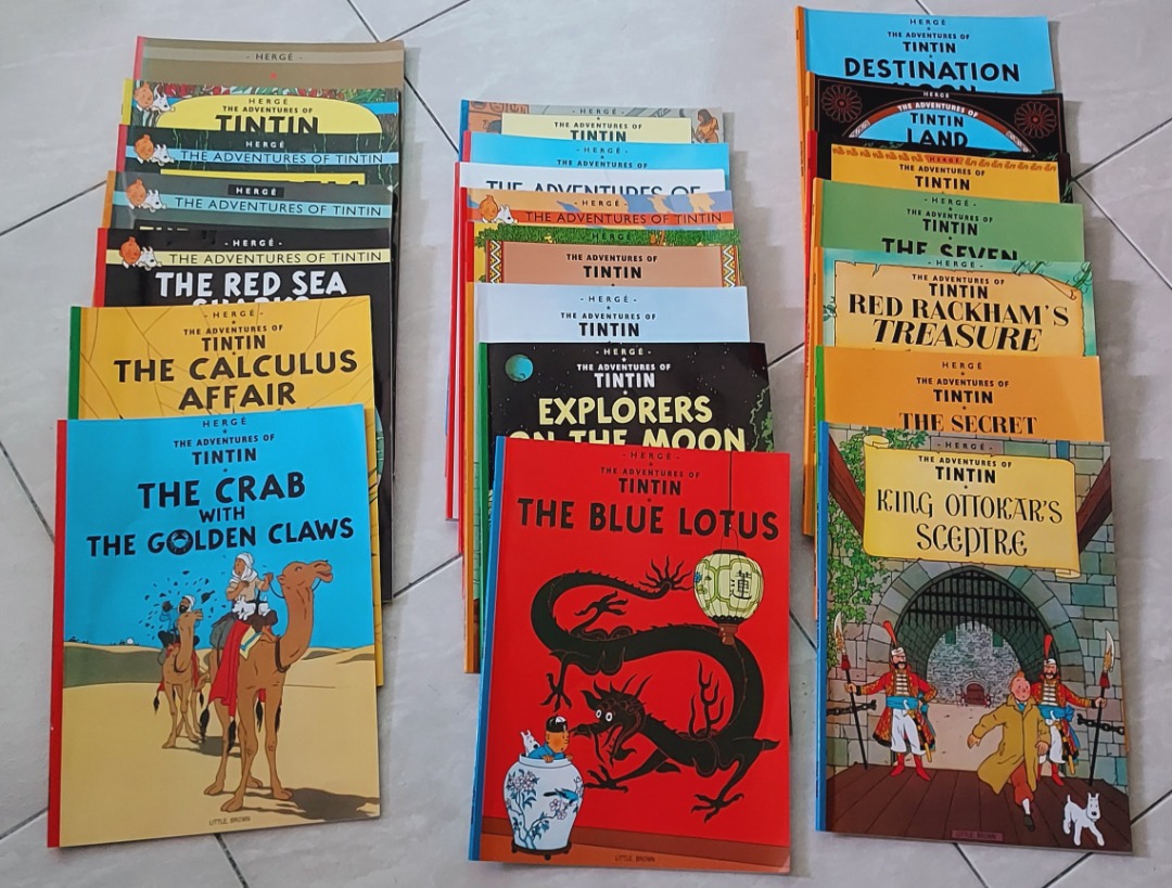 Tintin complete series - 23 Books, Hobbies & Toys, Books & Magazines ...