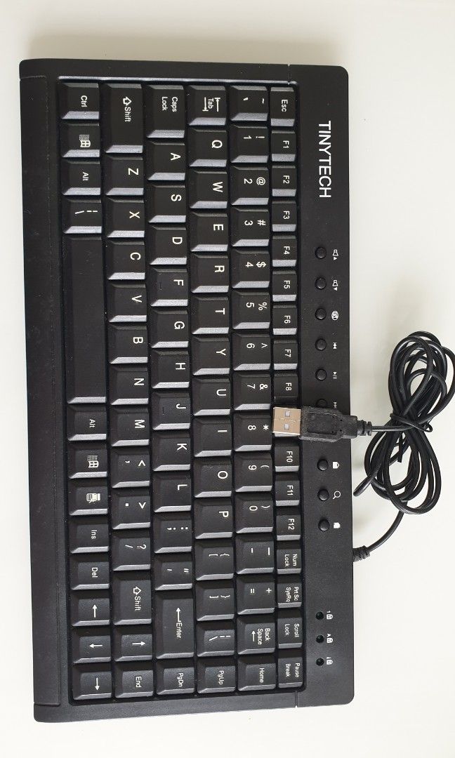 Tinytech ultra slim USB Mini keyboard-wired, Computers & Tech, Parts ...