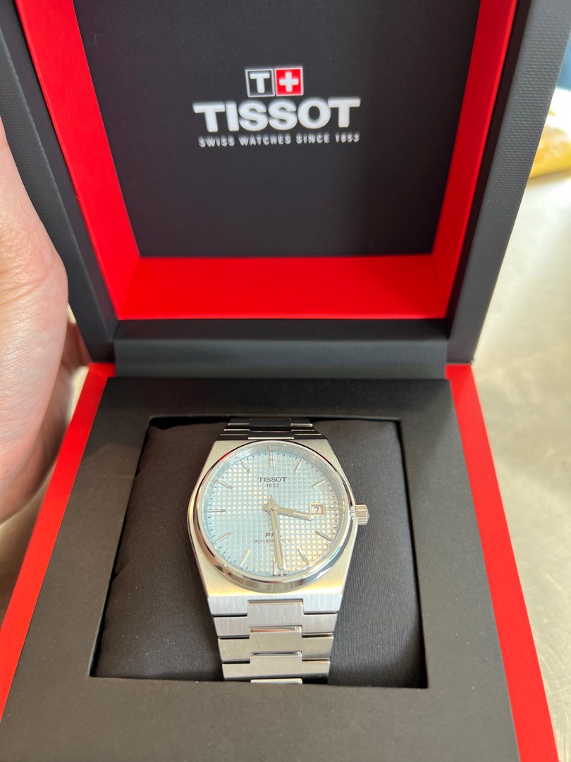 Tissot Ice Blue PRX powermatic 80 Automatic, Luxury, Watches on Carousell