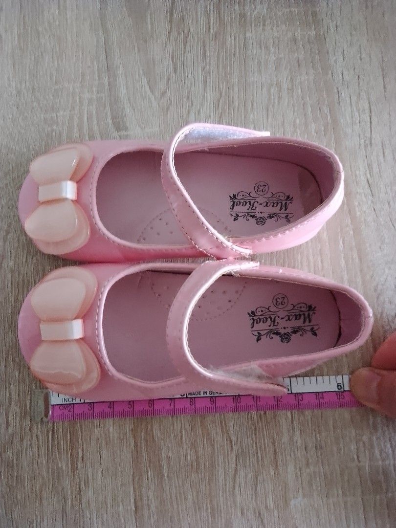 Toddler Girl Pink Princess Shoes, Babies & Kids, Babies & Kids Fashion ...