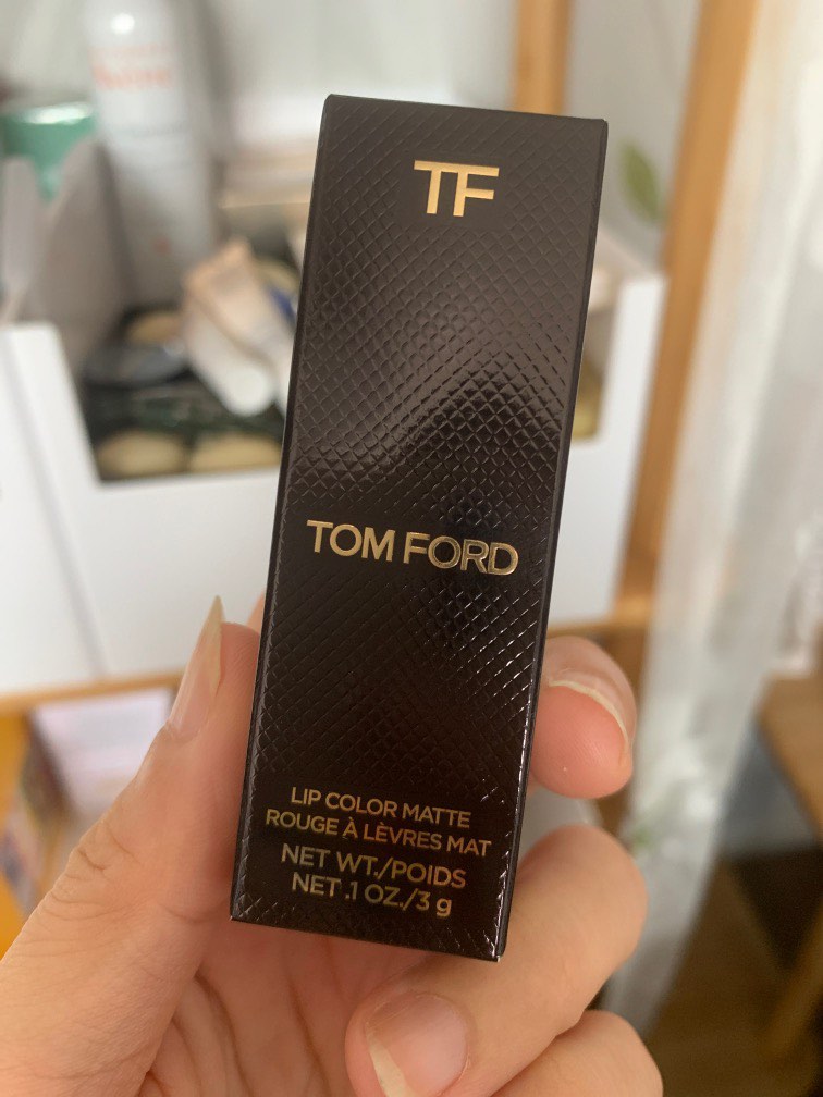 TOM FORD TF lip color lipstick matte 16 scarlet rouge, Beauty & Personal Care, Face, Makeup on ...