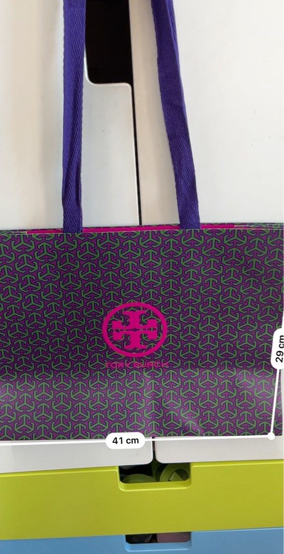 Tory Burch paper bag /box, Everything Else on Carousell