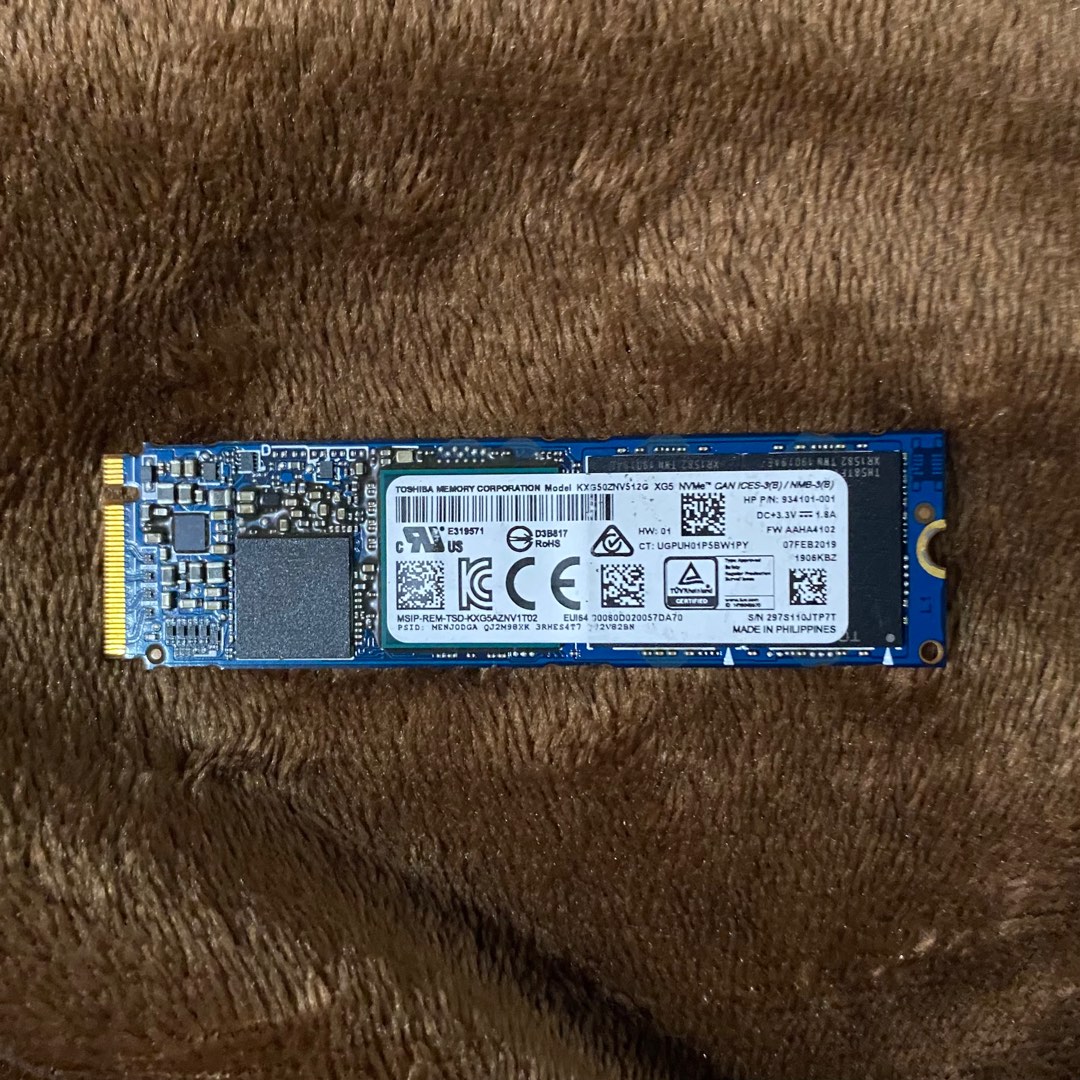 TOSHIBA 512GB SSD, Computers & Tech, Parts & Accessories, Computer ...