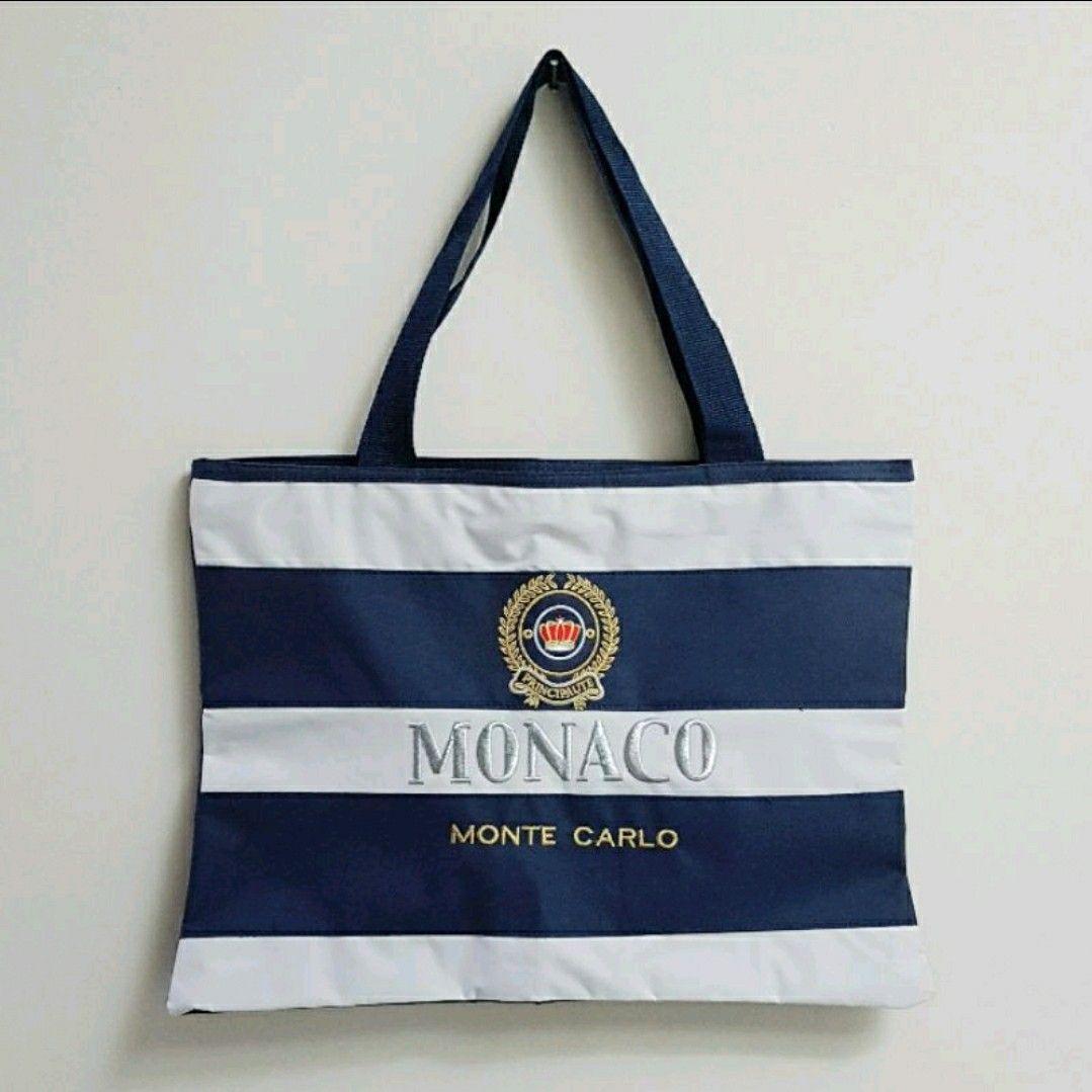 Tote Bag Bordir Monte Carlo Tas - Souvenir Monaco, Fesyen Wanita, Tas & Dompet di Carousell
