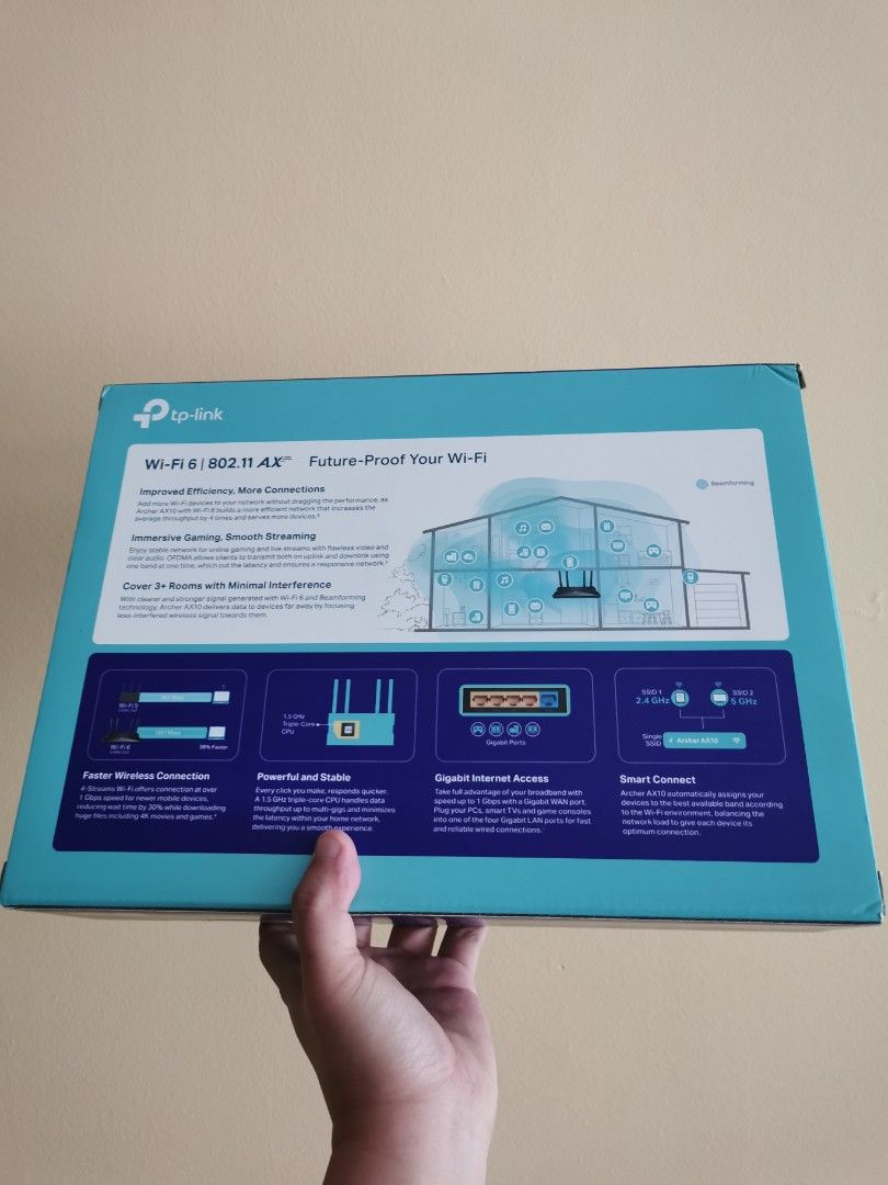 TP Link AX 1500 Wifi 6 Router, Computers & Tech, Parts & Accessories ...