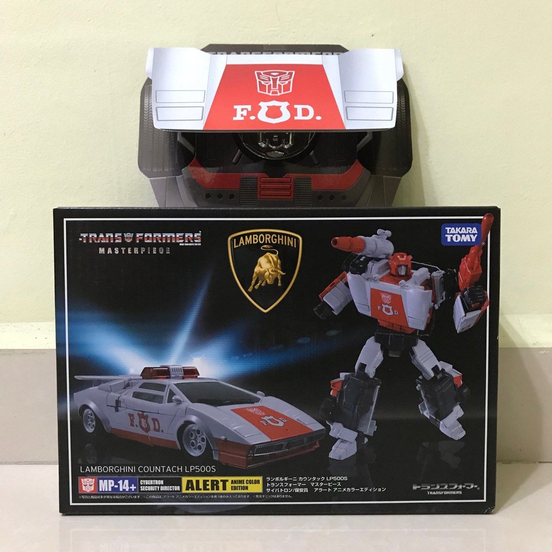 Transformer masterpiece mp 14+ red alert anime colour edition, Hobbies ...