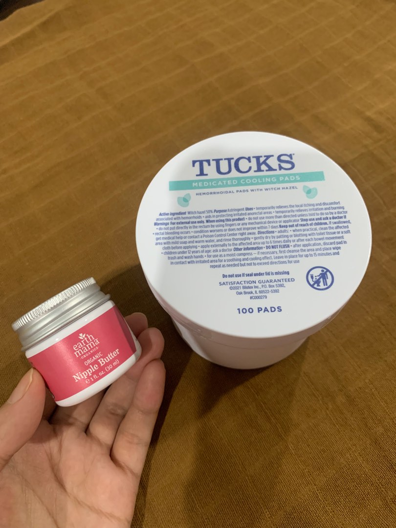 Tucks and earth mama, Babies & Kids, Maternity Care on Carousell