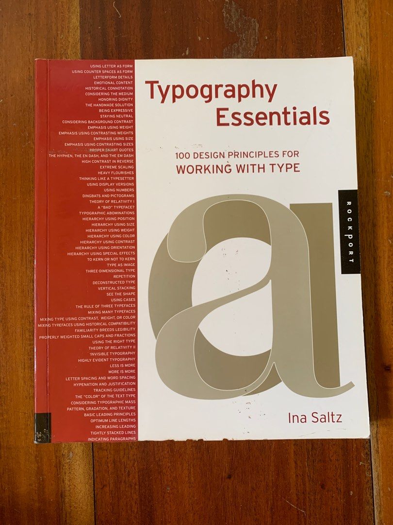 TYPOGRAPHY ESSENTIALS by Ina Saltz, Hobbies & Toys, Books & Magazines, Fiction & Non-Fiction on ...
