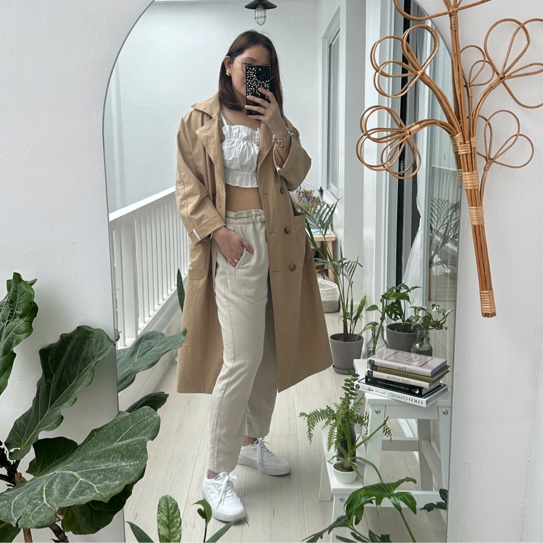 Ultra Lightweight Camel Coat (unisex), Women's Fashion, Coats, Jackets ...