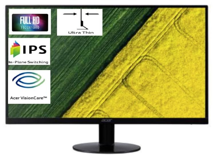 Ultra-Thin Display Monitor Acer [21.5-Inch], Computers & Tech, Desktops ...