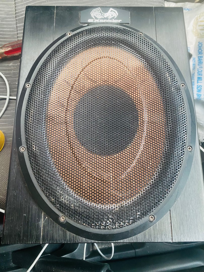 Underseat subwoofer exspider, Audio, Other Audio Equipment on Carousell