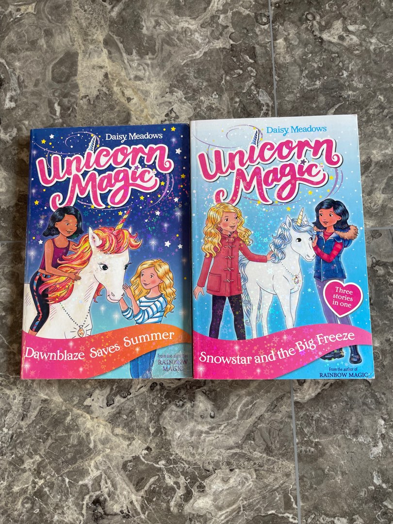 UNICORN MAGIC books - Set of 2, Hobbies & Toys, Books & Magazines ...