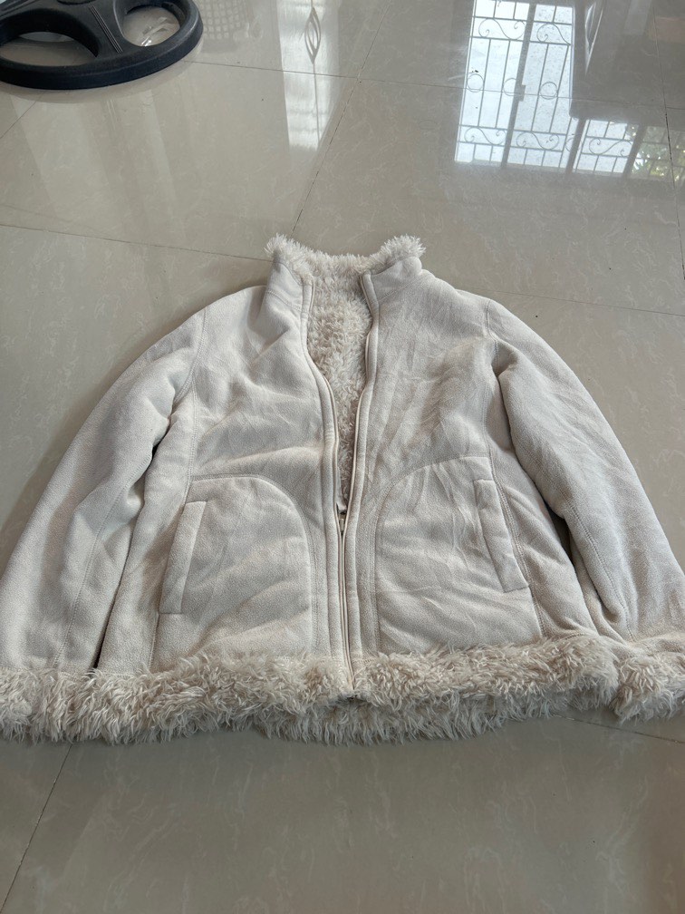Uniqlo Reversible Fleece Jacket, Women's Fashion, Coats, Jackets and ...