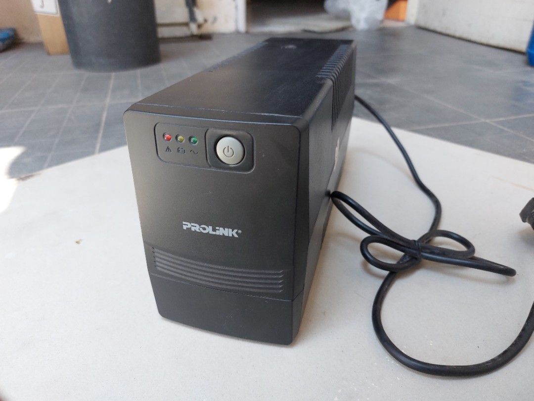 UPS Prolink 700VA pro700 kosongan tanpa battery, Elektronik, Bagian Komputer & Aksesoris di ...