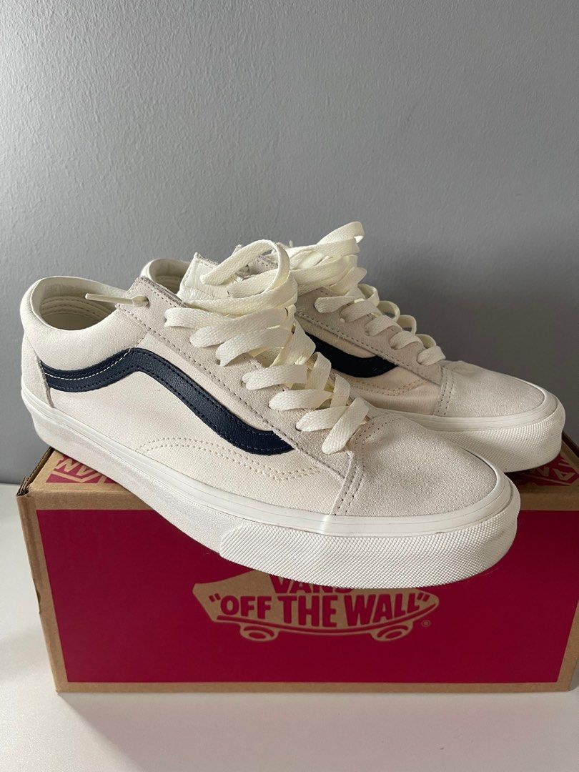 Vans Style 36 Marshmallow/Blue, Men's Fashion, Footwear, Sneakers on ...