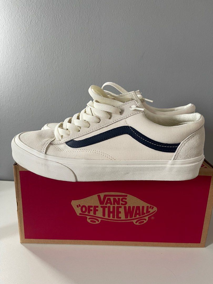 Vans Style 36 Marshmallow/Blue, Men's Fashion, Footwear, Sneakers on ...