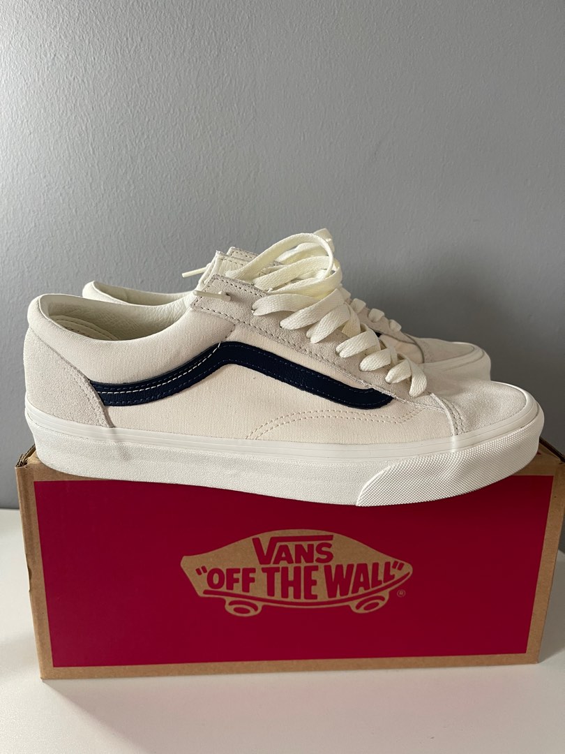Vans Style 36 Marshmallow/Blue, Men's Fashion, Footwear, Sneakers on ...