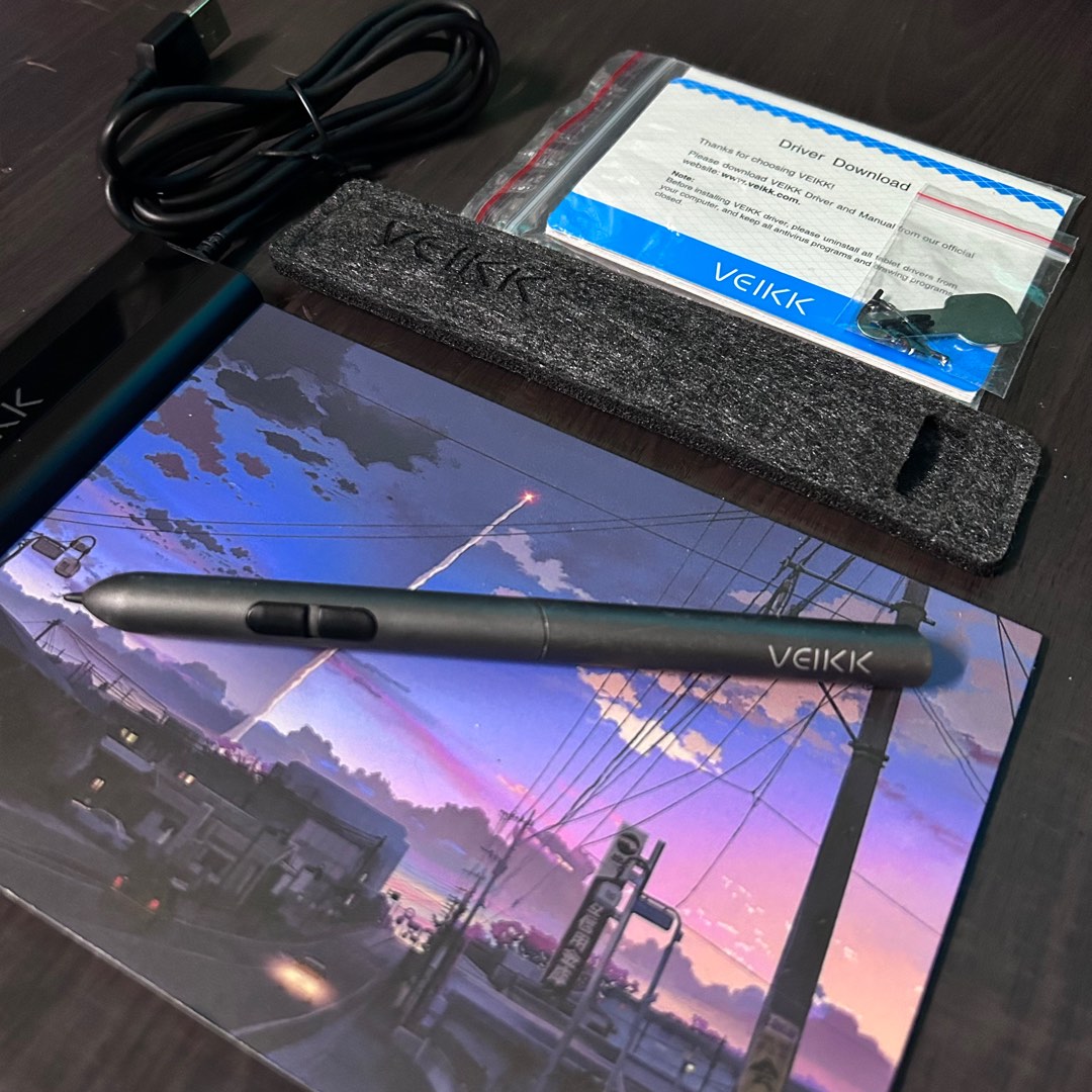 VEIKK S640 V2 6x4 inch Ultra-Thin OSU Pen Tablet Drawing Tablet ...