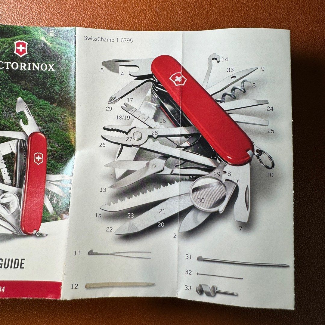 Victorinox Swiss Army Knife SwissChamp, Hobbies & Toys, Stationery ...