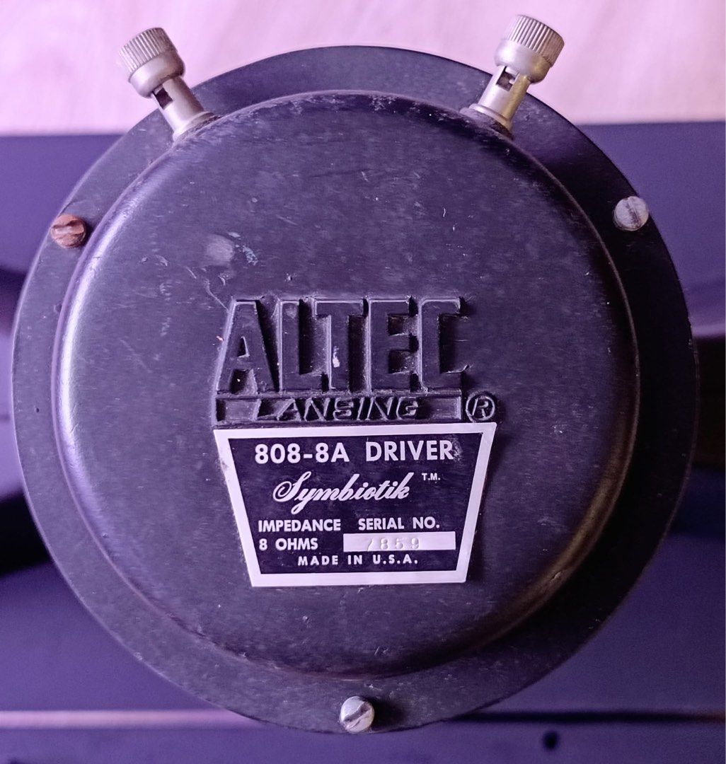 Vintage Altec Lansing 511B Speaker Horns with Altec Lansing 808-8A ...