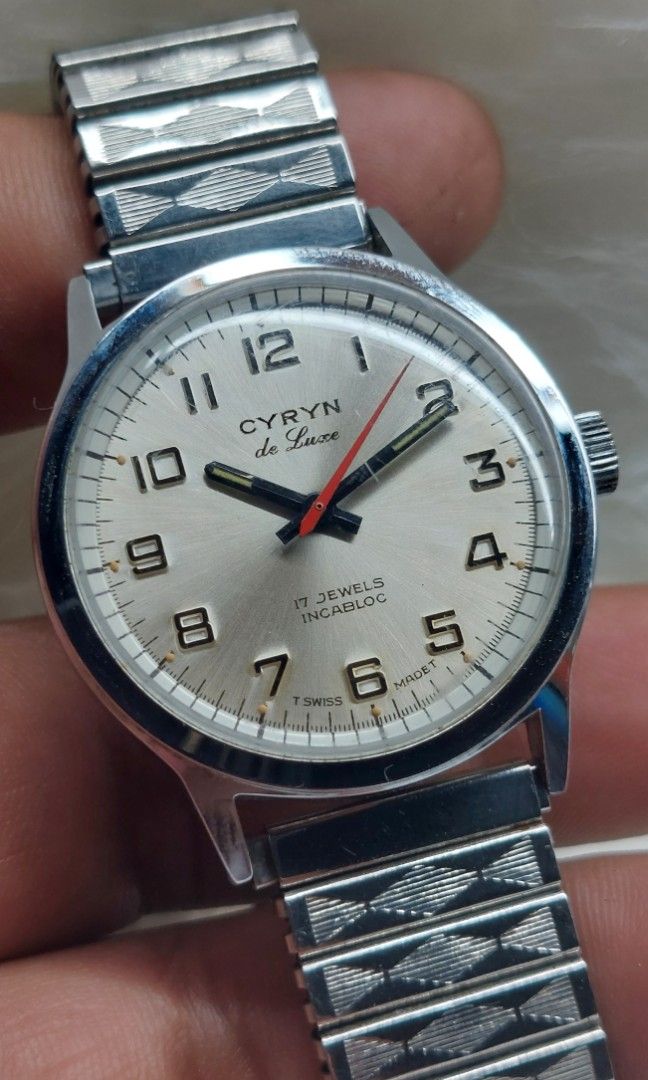 Vintage Cyryn de luxe 16 Jewels 1960's, Men's Fashion, Watches ...