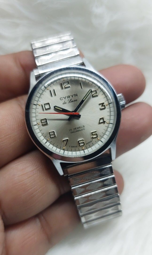 Vintage Cyryn de luxe 16 Jewels 1960's, Men's Fashion, Watches ...