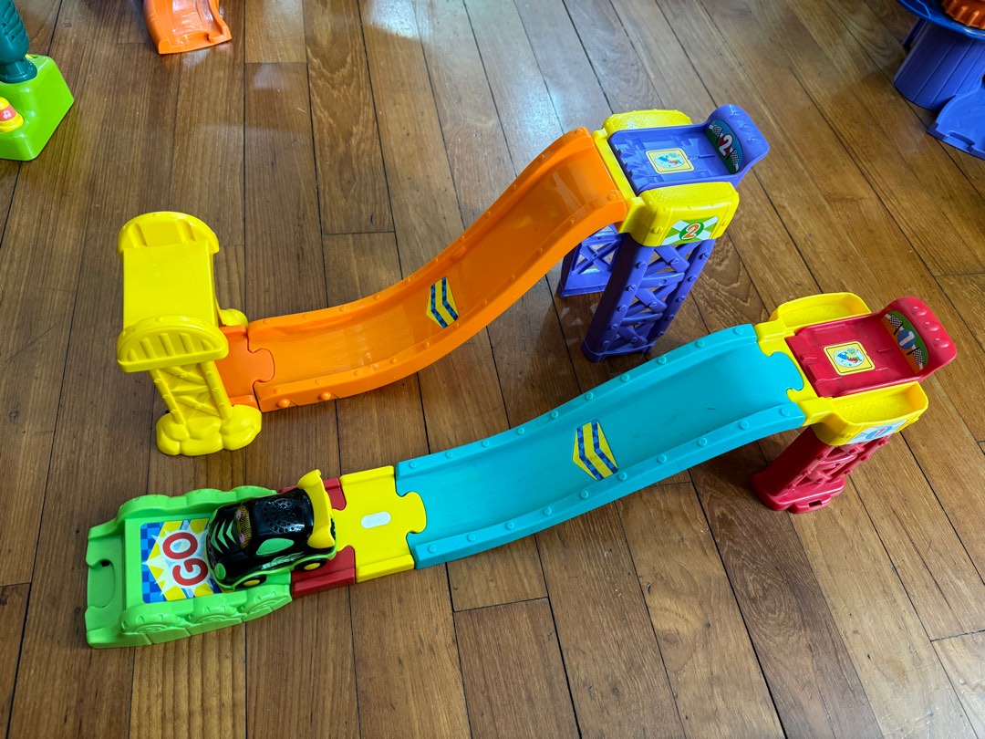 Vtech 3 in 1 launch and go race car, Hobbies & Toys, Toys & Games on ...