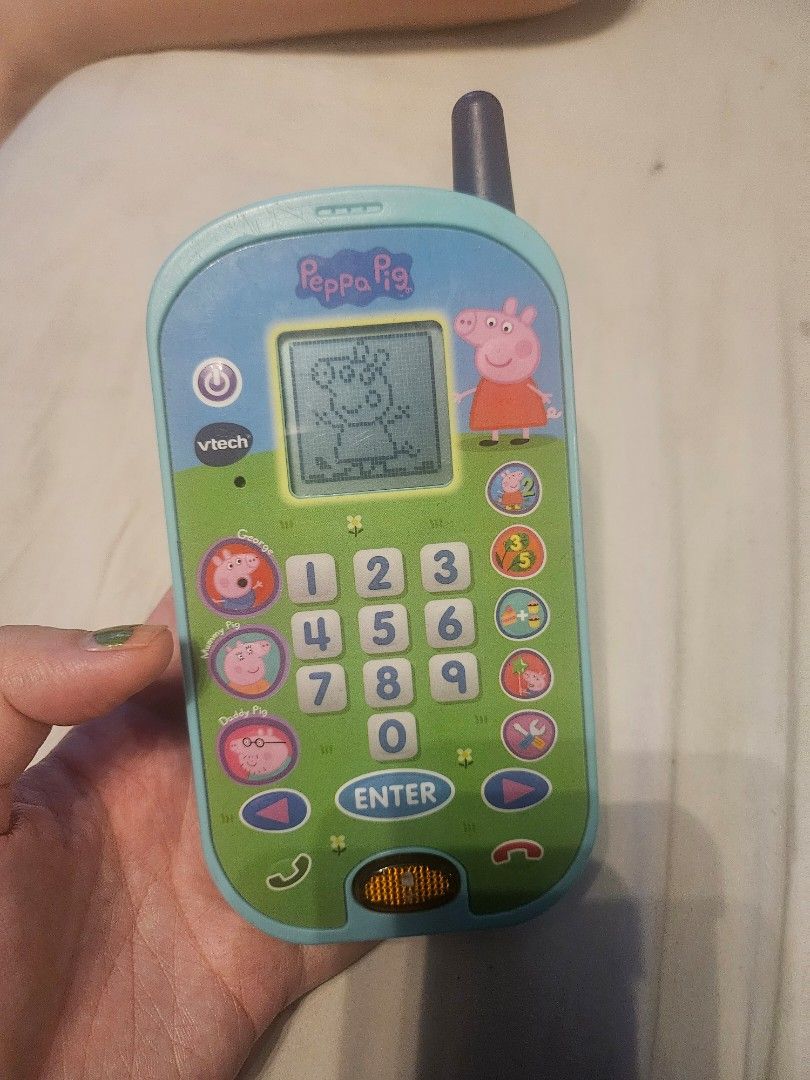 Vtech peppa pig celfon, Hobbies & Toys, Toys & Games on Carousell