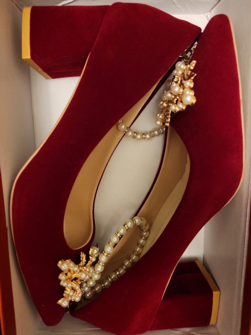 Wedding Tea Ceremony Shoes, Luxury, Sneakers & Footwear on Carousell
