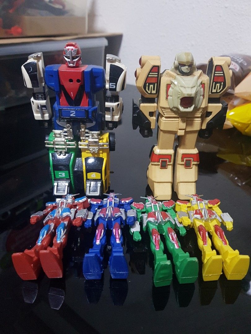 White tiger zord MMPR Mighty Morphin Power Ranger White Ranger Loose ...