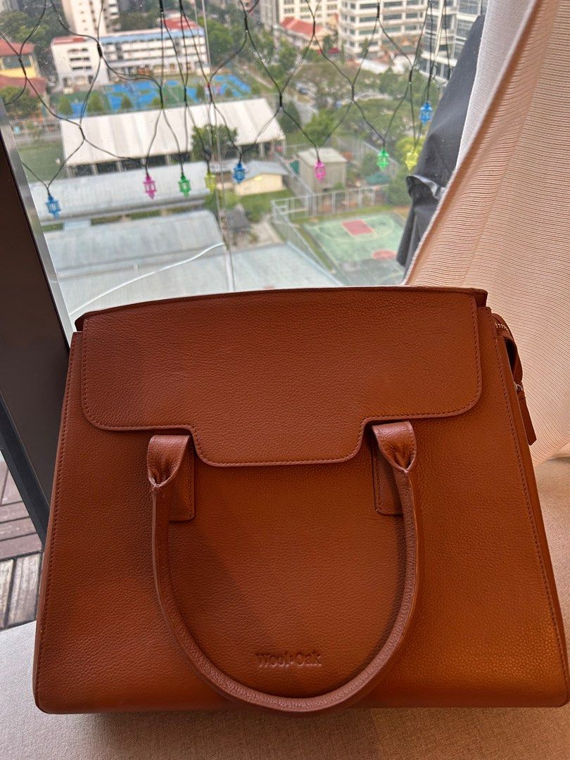 Wool & Oak All Day Bag in Tan Pebble, Women's Fashion, Bags & Wallets ...